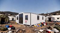 China Small Twin Wing Extension Prefab Folding House with Internal Dimensions L8540*W6060*H2240mm and 56 Square Meters Floor Space for sale