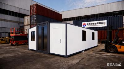 China 3.75 Tons 56 Square Meters Prefab Folding House with More Than 30 Years Lifespan and Foldable Container House Design for sale