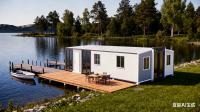 China 56 Square Meters Prefab Folding House with 75mm EPS Wallboard and 30 Years Lifespan for Durable Living for sale