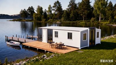 China 56 Square Meters Prefab Folding House with 75mm EPS Wallboard and 30 Years Lifespan for Durable Living for sale