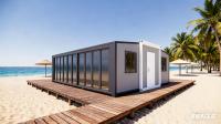 China 18.5 Square Meters Floor Area More Than 30 Years Lifespan Foldable Modular Homes with 75mm EPS Sandwich Panels for sale
