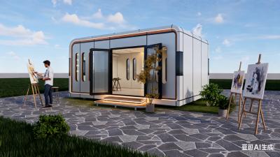 China Apple Capsule House with Insulated Low-E Glass 6+12A+6 9mm OSB Board B3 Grade Waterproof for 1~2 Persons Occupancy for sale