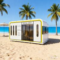 China Waterproof Apple Capsule House with Aluminum Single Panel Door and Polyurethane Filled Insulation for sale