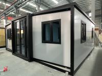 China Foldable 20ft Container with Expandable Size L5900 W6300 H2480 Optional Bedroom Door and Transportable Design for sale