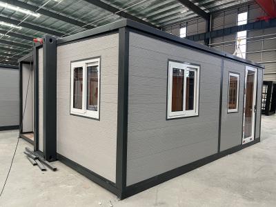 China Modern 27.5 Square Meters Prefab Folding House with Grade 8 Earthquake Resistance and Fully Galvanized Side Frame for sale