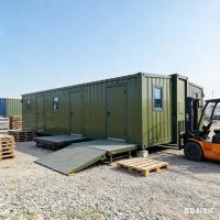China Modern Prefab Folding House with Grade 8 Earthquake Resistance 27.5 Square Meters Floor Area and Fully Galvanized Side Frame for sale