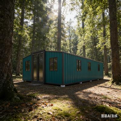 China 40ft Expandable Container Home with Fully Galvanized Side Frame, Wet Dry Separation Bathroom, and Customizable Furniture Designs for sale