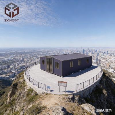 China 40ft Expandable Container Home with 72 Square Meters Floor Area Customizable Furniture and Wet-Dry Separation Bathroom Modular Housing Solutions for sale