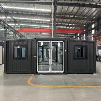 China Customizable Foldable 20ft Container with Waterproof Roof and 80*100*2.5mm Square Tube Base for Durable Prefabricated Tiny Homes for sale