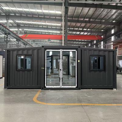 China Customizable Foldable 20ft Container with Waterproof Roof and 80*100*2.5mm Square Tube Base for Durable Prefabricated Tiny Homes for sale