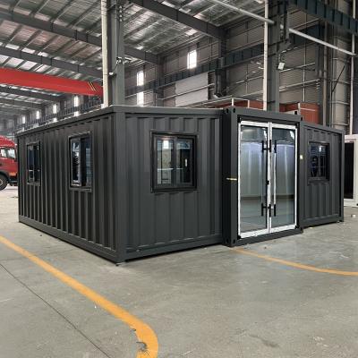 China Foldable 20ft Container with 16mm Metal Carved Board, Customizable House Layout, and Waterproof Roof for Prefab Tiny Homes for sale