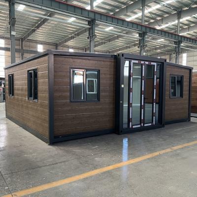 China Wind Resistance 4.18 KN/m² Foldable 20ft Container with 75mm EPS Sandwich Panels and Fully Galvanized Main Frame for sale