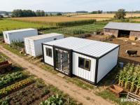China Foldable 20ft Container with 2.8 Tons Net Weight, 75mm EPS Sandwich Panels, and Customizable Design for sale