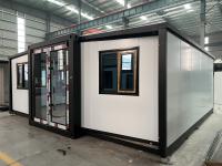 China Fully Galvanized Side Frame Foldable 20ft Container with Customizable House Layout and 18mm Thick Fireproof Cement Fiber Floor for sale
