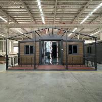 China Foldable 20ft Container with Fully Galvanized Side Frame, Seismic Performance Level 8, and Wet-Dry Separation Bathroom for Prefab Tiny Homes for sale