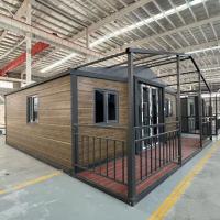 China Foldable 20ft Container with 30-40 Years Life Span, Level 8 Seismic Performance, and Fully Galvanized Side Frame for Prefabricated Homes for sale
