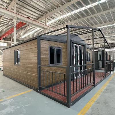 China Foldable 20ft Container with 30-40 Years Life Span, Level 8 Seismic Performance, and Fully Galvanized Side Frame for Prefabricated Homes for sale