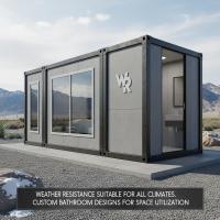 China Weather Resistance Suitable For All Climates Collapsible Prefab Residences Incorporating Custom Requirement Bathroom Designs For Space Utilization for sale