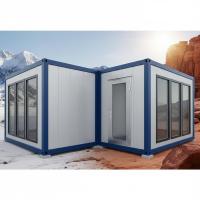 China Steel Single Door Expandable Prefab Homes Featuring All Edges Sealed by Waterproof Paint Suitable for All Climates Modular Housing for sale