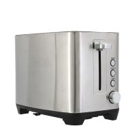 China 1000W 2 Slice Stainless Steel Toaster 120V Household Long Slot with Bagel Function for sale