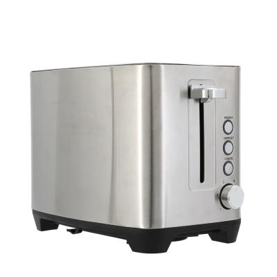 China 1000W 2 Slice Stainless Steel Toaster 120V Household Long Slot with Bagel Function for sale