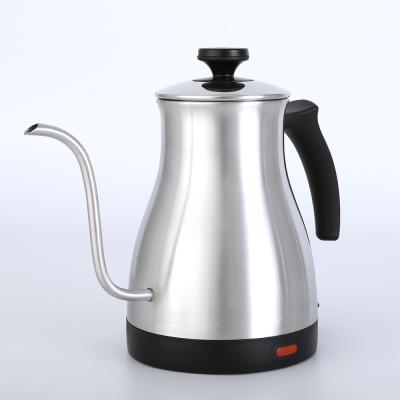 China Stainless Steel Gooseneck Electric Kettle 1L 120V 900W Precise Pour Control for sale