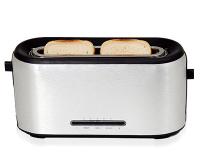 China Stainless Steel 2 Slice Toaster 800W Automatic Pop Up with 6 Browning Settings for sale