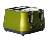 China OEM ODM 4 Slice Stainless Steel Toaster 6 Time Setting 1200W for sale