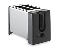 China Stainless Steel 2 Slice Toaster 6 Time Setting Retractable Cord KT-3010 for sale