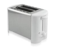 China Stainless Steel 2 Slice Wide Slot Toaster with Auto Power Cut Off 6 Time Settings for sale