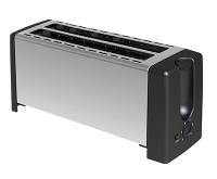 China Stainless Steel 4 Slice Toaster Electric Bread Toaster 1500W 6 Settings for sale