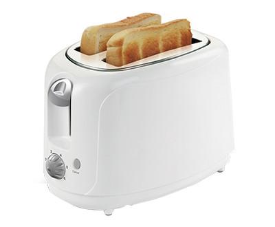 China Stainless Steel 2 Slice Toaster with Anti Slip Feet and Crumpet Setting 6 Time Settings for sale