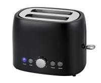 China Electric 2 Slice Toaster Plastic Housing 6 Time Setting Defrost Function White for sale