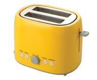 China Electric 2 Slice Toaster Plastic Housing 6 Time Setting Defrost Function White for sale