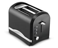China Stainless Steel 2 Slice Toaster 800W Small Electric Pop Up Toaster with 6 Browning Settings for sale