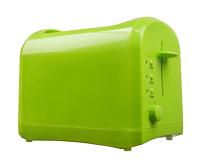 China Anti Slip Feet Red Long Slot Toaster 2 Slice Bread Centering Function for sale