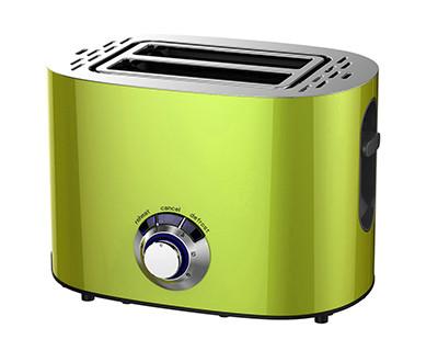 China 6 Time Setting Small Toaster 2 Slice Toaster Auto Electric Power Cut Off for sale