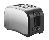China Stainless Steel 2 Slice Toaster 6 Time Setting Auto Power Cut Off KT-3130 for sale
