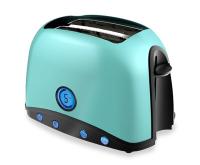 China Defrost Function Wide Slot Toaster 2 Slice Stainless Steel for sale