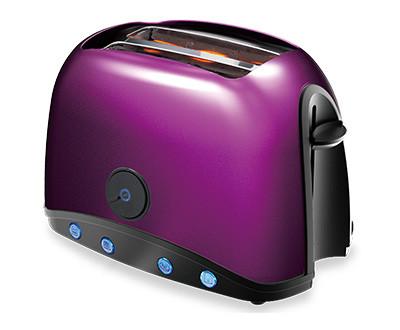 China Stainless Steel 2 Slice Toaster KT-3151 with 6 Time Settings and Auto Power Cut Off for sale