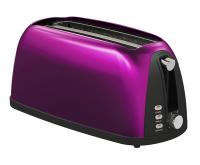 China Customized 2 Slice Stainless Steel Toaster with Cord Storage 6 Time Setting for sale