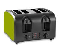China 4 Slice Automatic Bread Toaster with Bread Centering Function 1500W Stainless Steel for sale