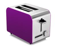 China Square Lofter Stainless Steel 2 Piece Toaster Defrost Function for sale