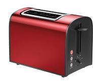 China Stainless Steel 2 Slice Electric Toaster with Bread Centering 6 Time Setting for sale