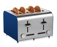 China Stainless Steel 4 Slice Toaster with Bread Centering 1500W Pop Up Toaster for sale