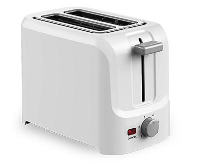 China 2 Slice Plastic Toaster KT-3510 6 Time Settings Auto Shut Off Anti-Slip Feet for sale