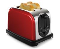 China Customized 2 Slice Pop Up Brushed Steel Toaster Reheat Function for sale