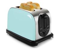 China Customized 2 Slice Pop Up Brushed Steel Toaster Reheat Function for sale