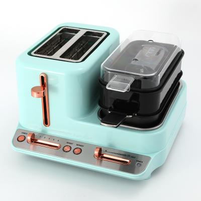 China 3 in 1 Multifunctional Breakfast Maker 120V 900W with 2 Slice Toaster and Egg Boiler for sale
