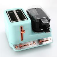 China 120V 3 in 1 Multifunction Breakfast Machine Electric Sandwich Maker Toaster Egg Cooker for sale